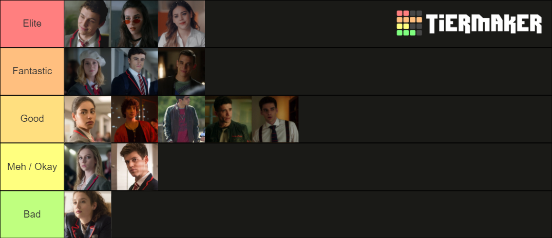 Elite characters Tier List (Community Rankings) - TierMaker