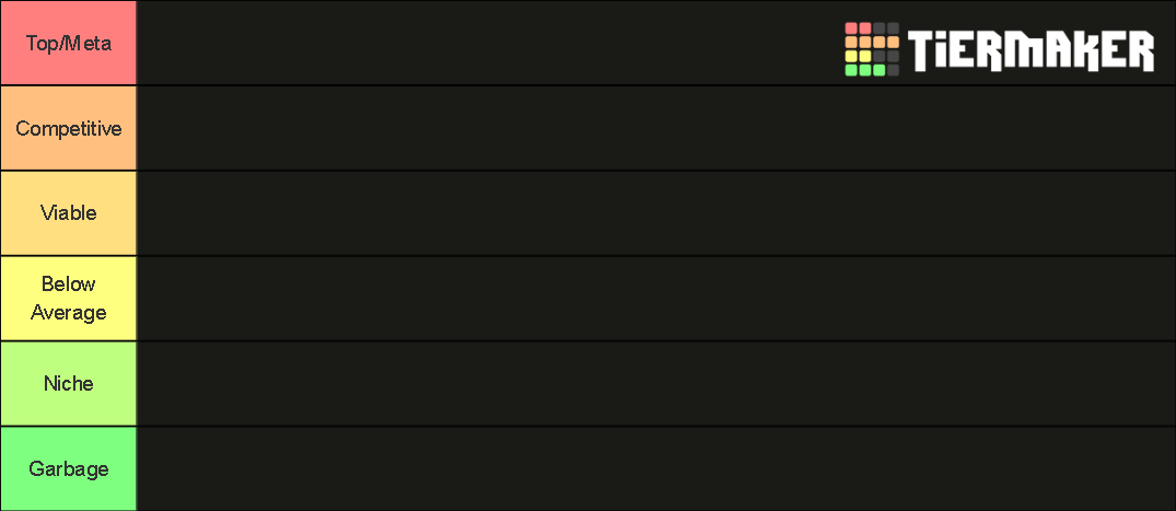 Vanguard All Weapons Ranked Tier List (Community Rankings) - TierMaker