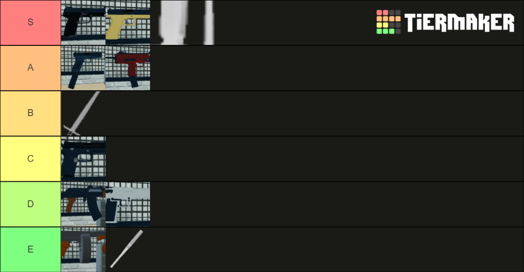 Notoriety All Secondary Weapons + Melee Tier List (Community Rankings ...