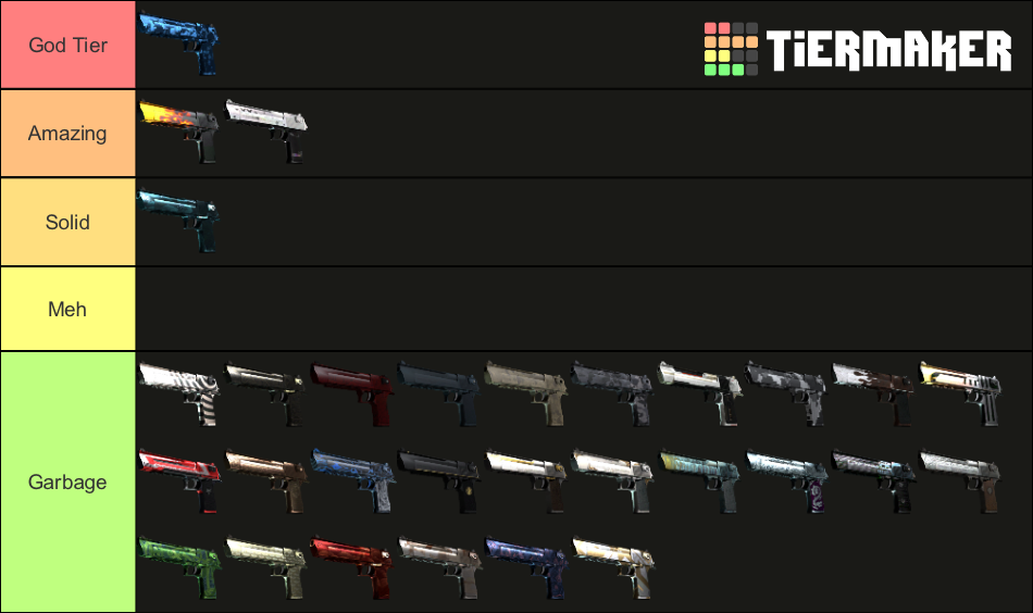 All Desert Eagle Skins 2021 (Deagle) Tier List (Community Rankings ...
