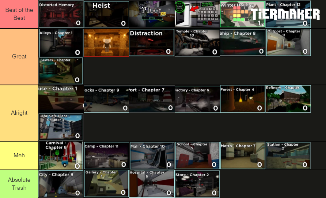 Ultimate Piggy All Maps ! Simple_As86t Tier List (Community Rankings ...