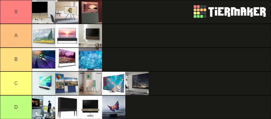 Best TV Designs Tier List (Community Rankings) - TierMaker