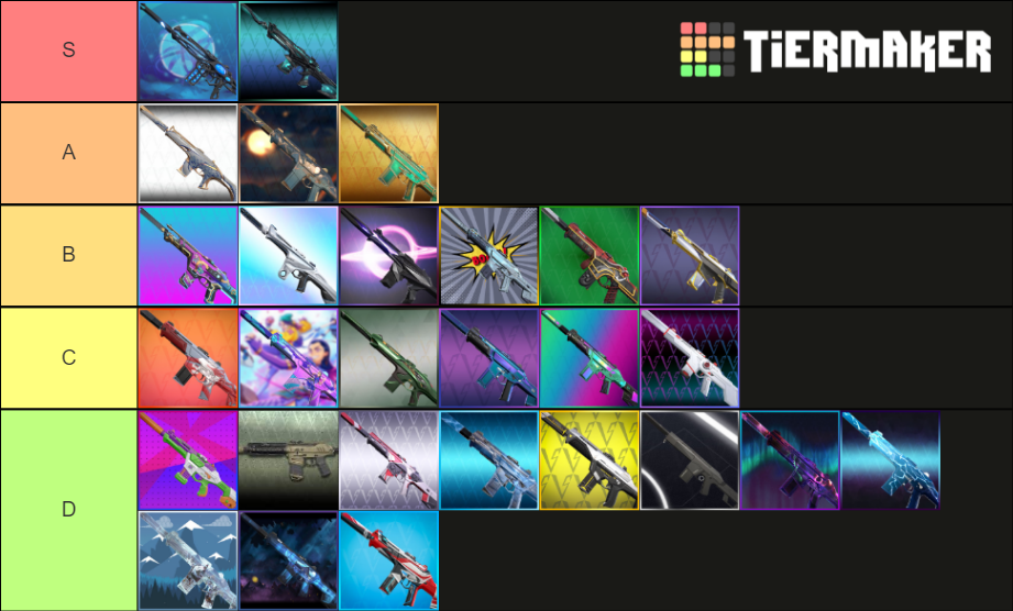 Phantom Skin (Valorant) Tier List (Community Rankings) - TierMaker