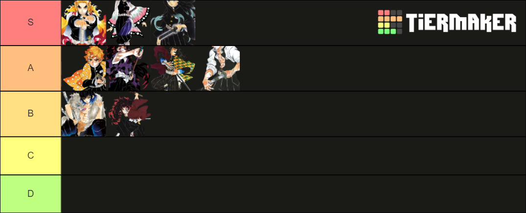 Demon Fall Breathing Tier List (Community Rankings) - TierMaker