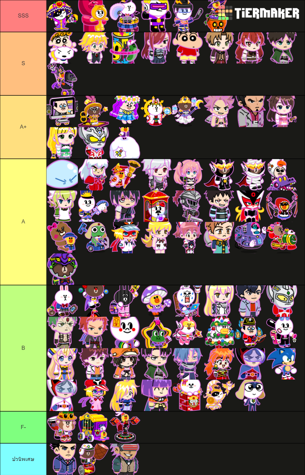 PVP Line ranger Tier List (Community Rankings) - TierMaker