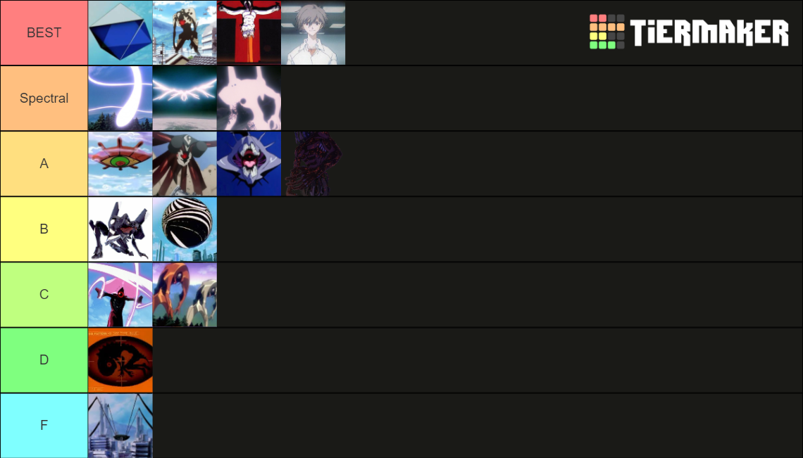 Evangelion Angels Tier List (Community Rankings) - TierMaker