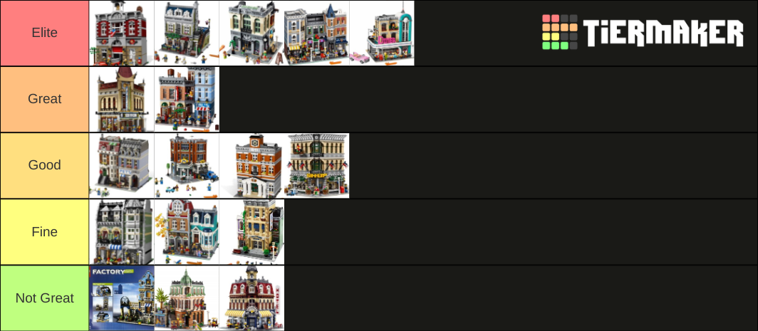 Lego Modulars Tier List (Community Rankings) - TierMaker