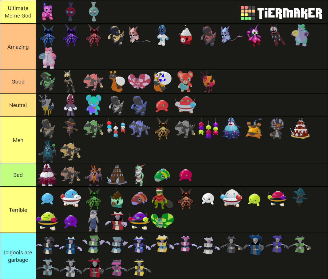 Loomian Legacy Gleaming Event Tierlist Tier List (Community Rankings ...