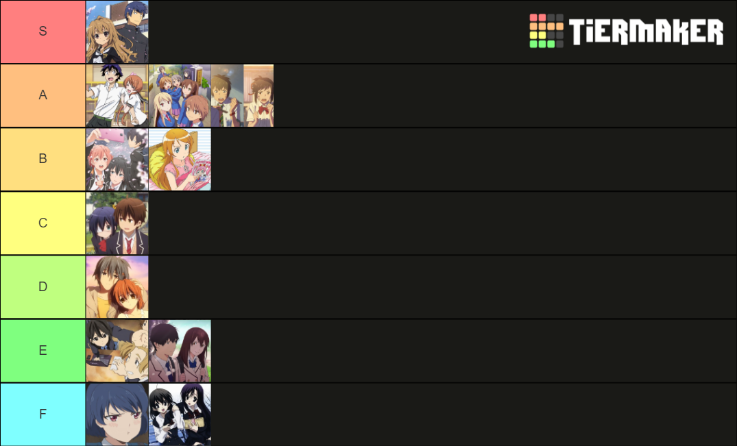 The Anime Man's ULTIMATE Romance Anime Tier List (Community Rankings ...