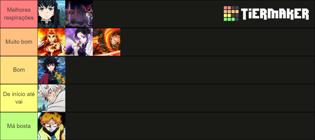 Melhores respirações do Demon Fall Tier List (Community Rankings ...