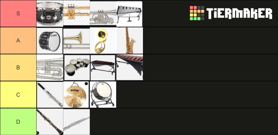Marching band their list Tier List (Community Rankings) - TierMaker
