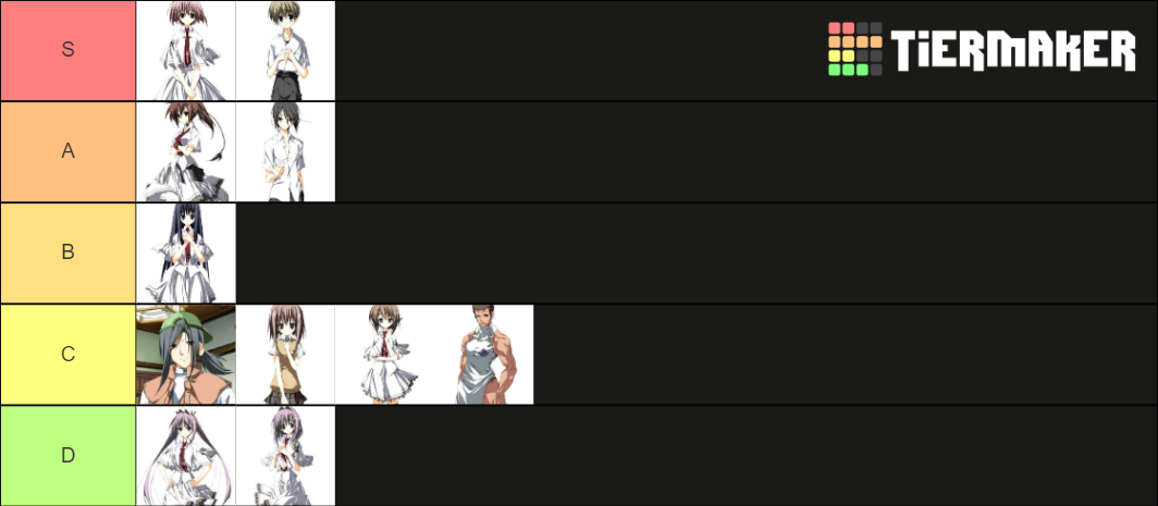 Subahibi Characters Tier List (Community Rankings) - TierMaker
