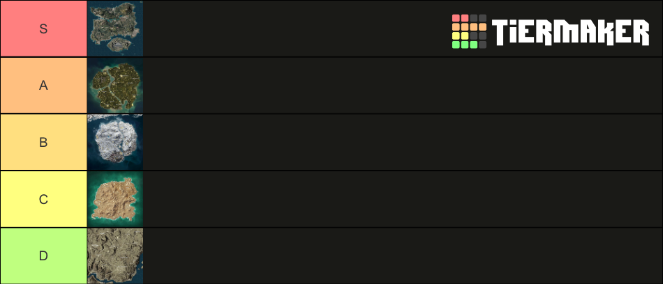 PUBG Map Tier List (Community Rankings) - TierMaker