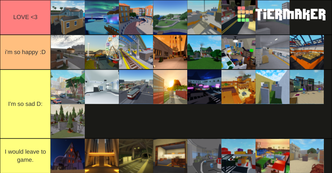 Arsenal Maps Tier List (Community Rankings) - TierMaker