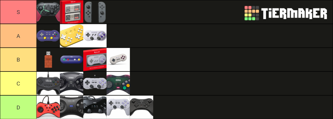 D-Pad Controllers For The Nintendo Switch (2020) Tier List (Community ...
