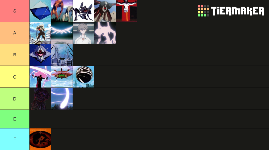 Evangelion Angels Tier List (Community Rankings) - TierMaker