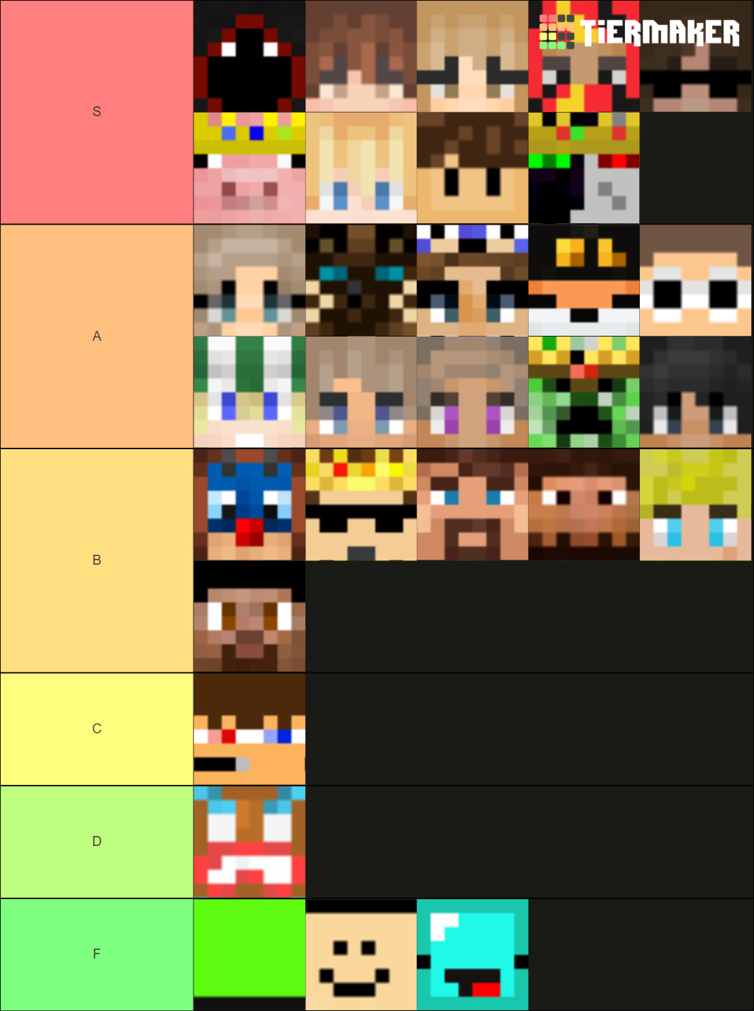 Dream SMP Skins Tier List (Community Rankings) - TierMaker