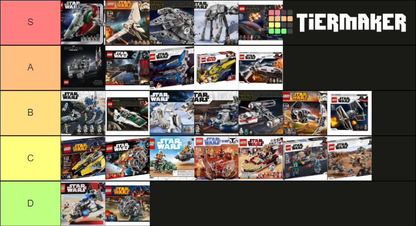 Favorite Lego Sets Tier List (Community Rankings) - TierMaker