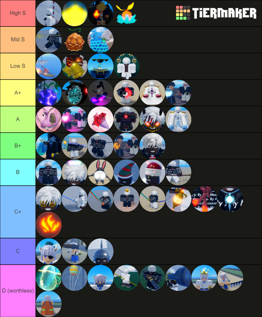 gpo trading/demand (upd 3.5) grand piece online Tier List (Community ...
