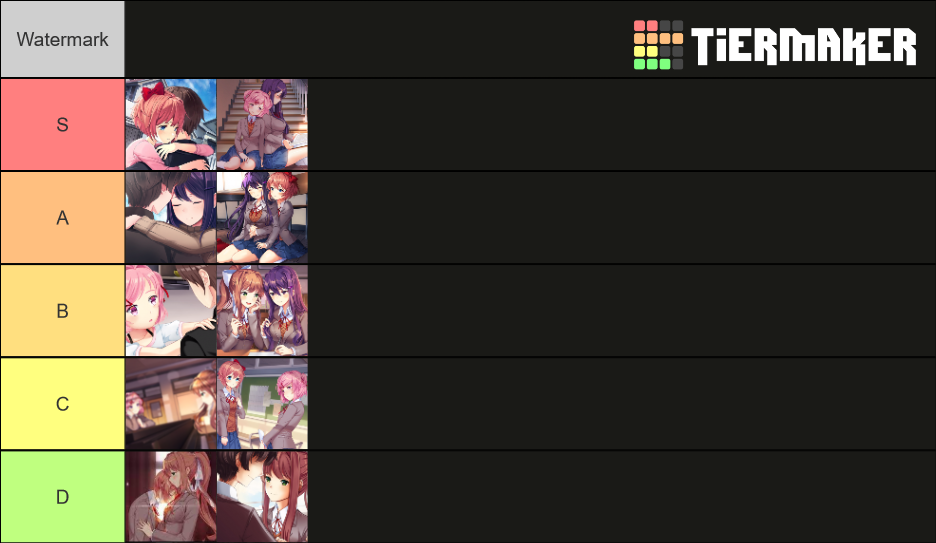 DDLC Ship Tier List (Community Rankings) - TierMaker