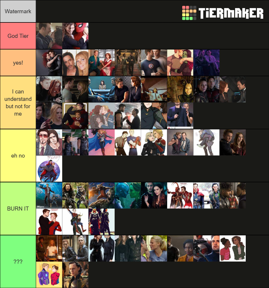 Marvel Ships Tier List (Community Rankings) - TierMaker