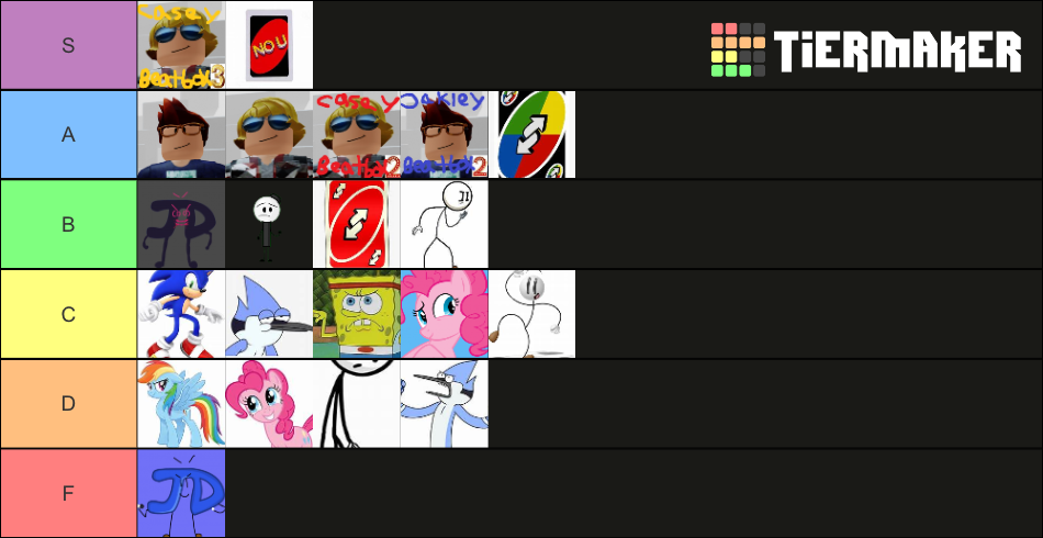 Fictional Beatbox Fightouts+ Season 1 REMAKE Tier List (Community ...