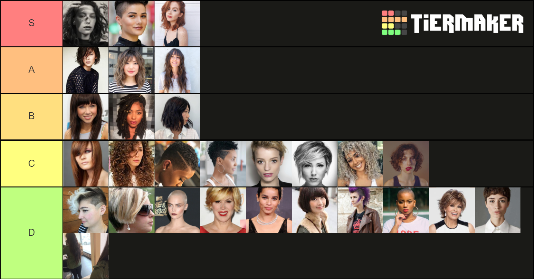 women hairstyles Tier List (Community Rankings) - TierMaker