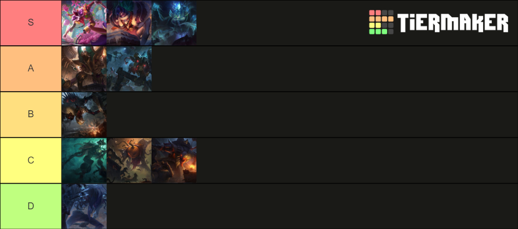 fiddle skins Tier List (Community Rankings) - TierMaker