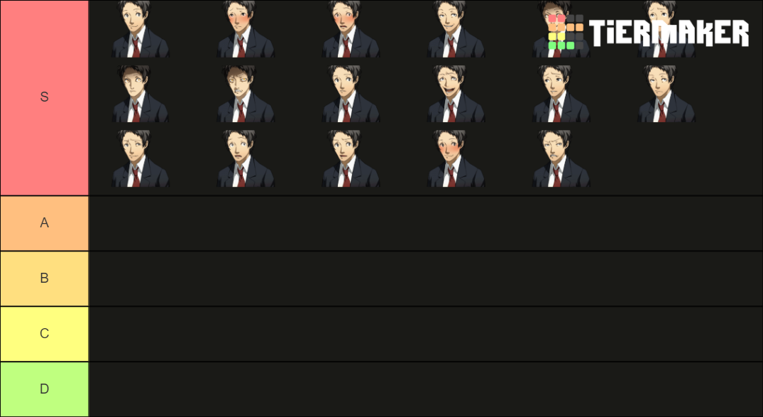 Tohru Adachi Sprite Tier List (Community Rankings) - TierMaker