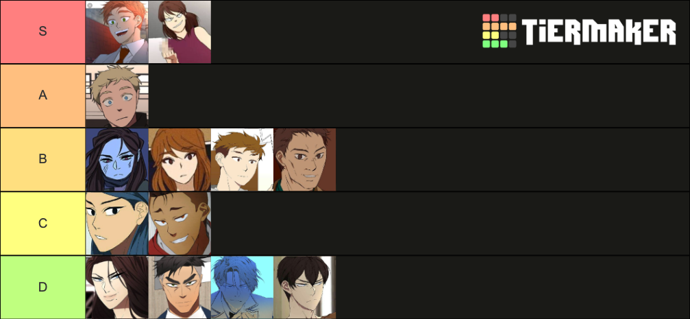 Characters in I Love Yoo Tier List (Community Rankings) - TierMaker