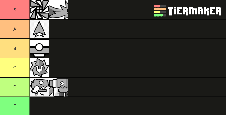 Geometry Dash Game Modes Tier List (Community Rankings) - TierMaker
