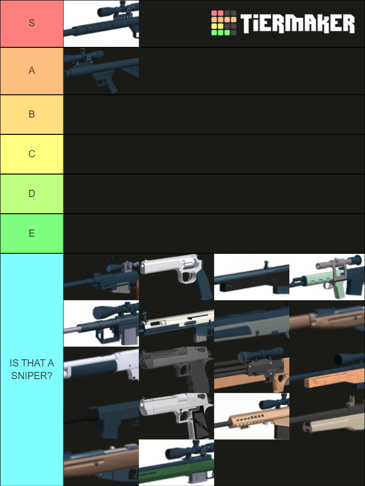 Phantom Forces Clipping Guns Tier List (Community Rankings) - TierMaker