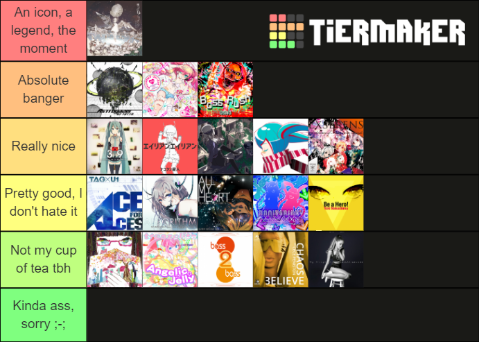 DDR A Song (Definitive Ver.) Tier List (Community Rankings) - TierMaker