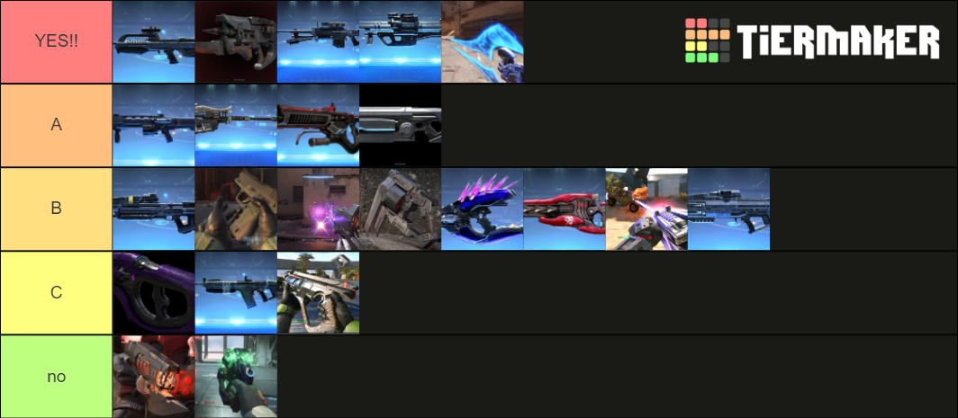 Halo Infinite Weapons 2.0 Tier List (Community Rankings) - TierMaker