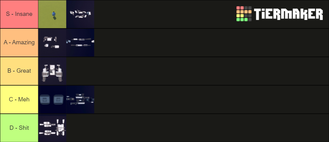 Rec Room Paintball Weapons Tier List (Community Rankings) - TierMaker