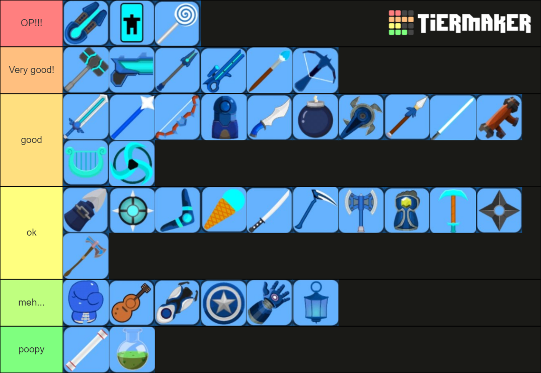 Supreme Duelist Stickman weapons Tier List (Community Rankings) - TierMaker