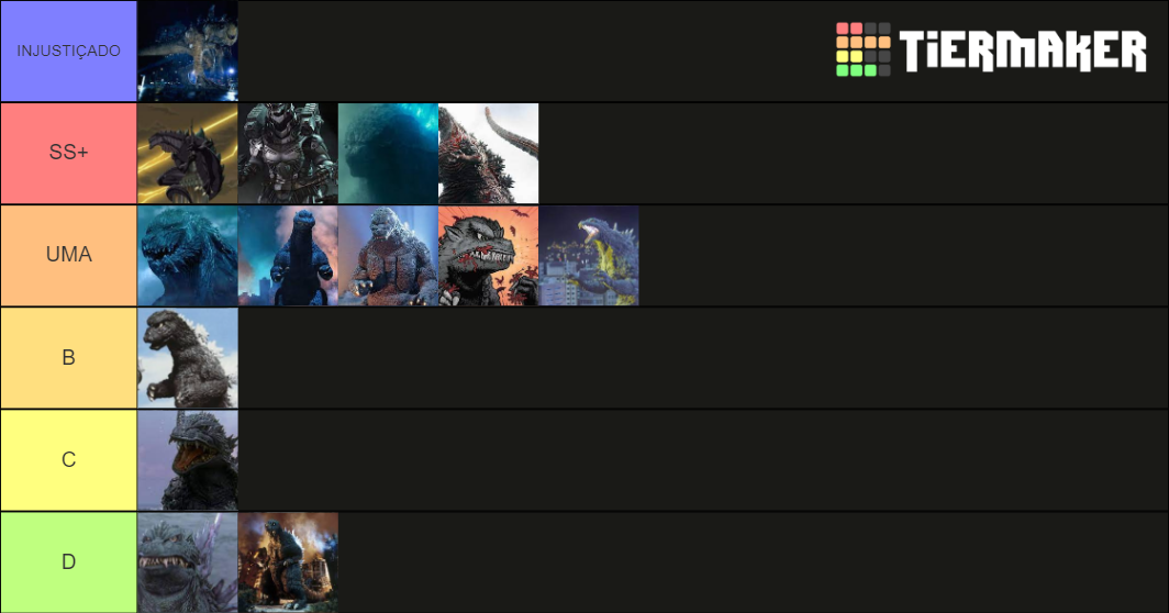 All Godzilla Tier List (Community Rankings) - TierMaker