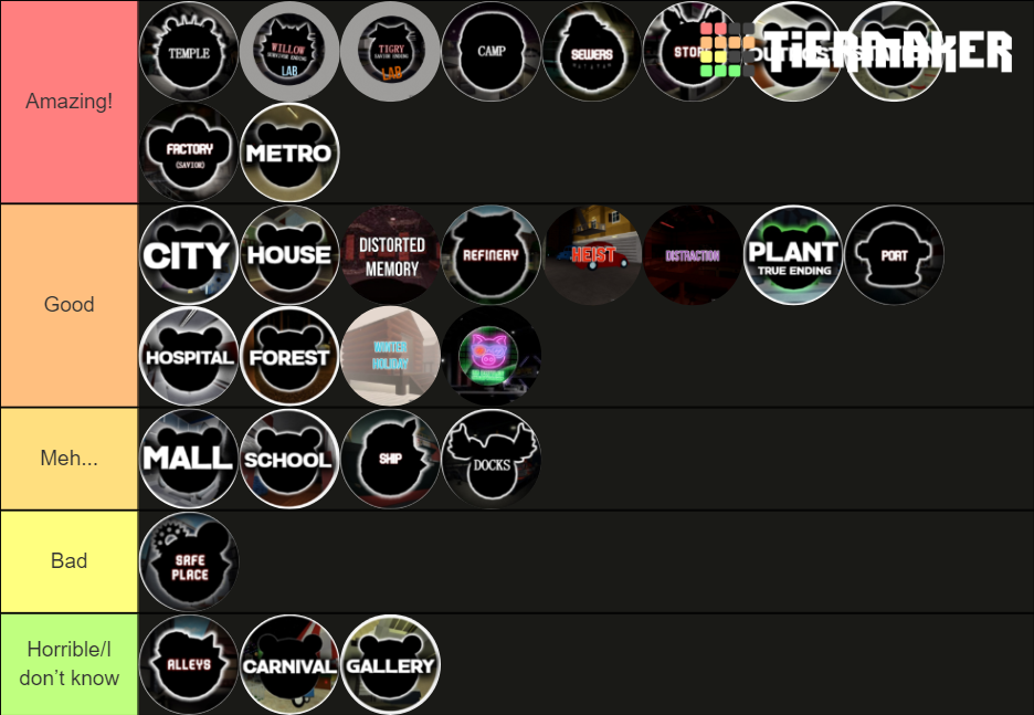 Piggy Chapters (Book 1, Book 2, & Extra Maps) Tier List (Community ...