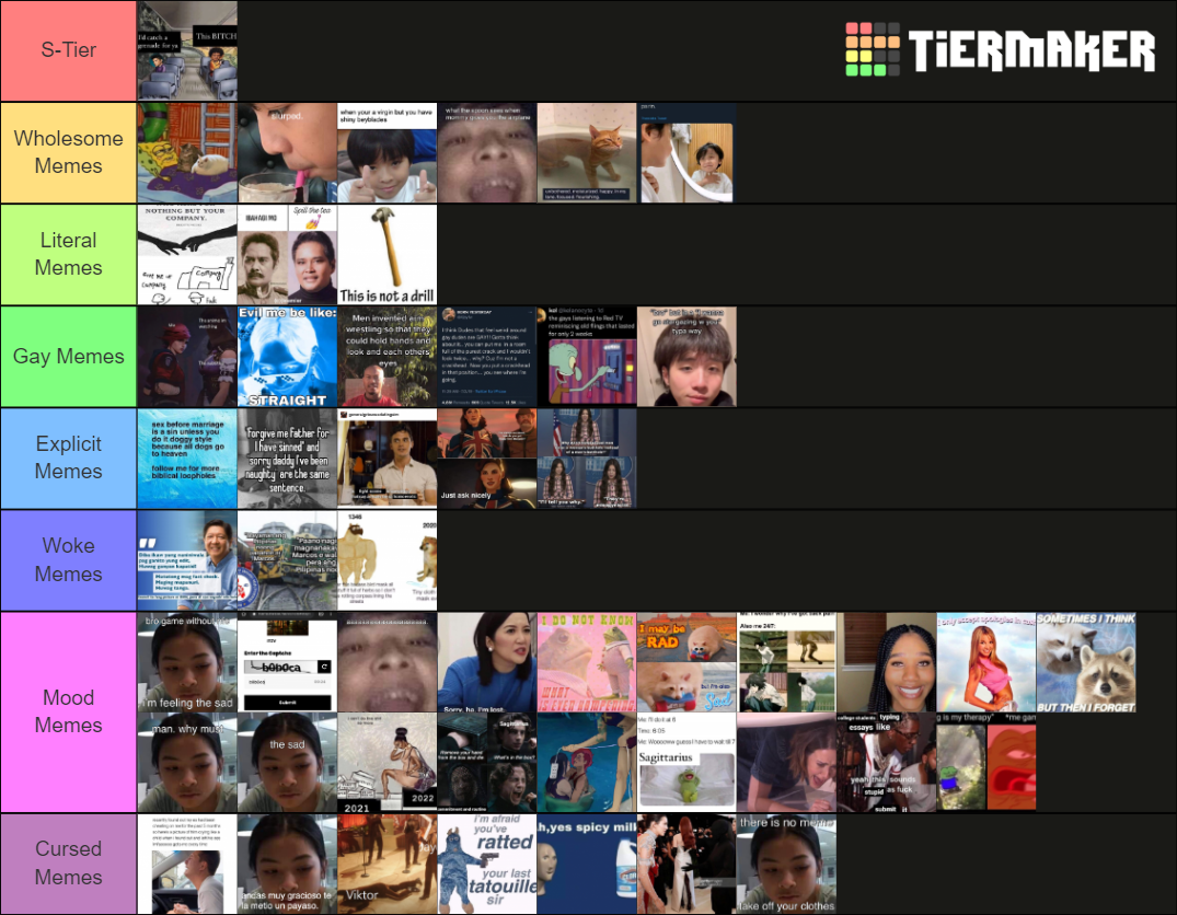 Thinkin Memes Tier List (Community Rankings) - TierMaker