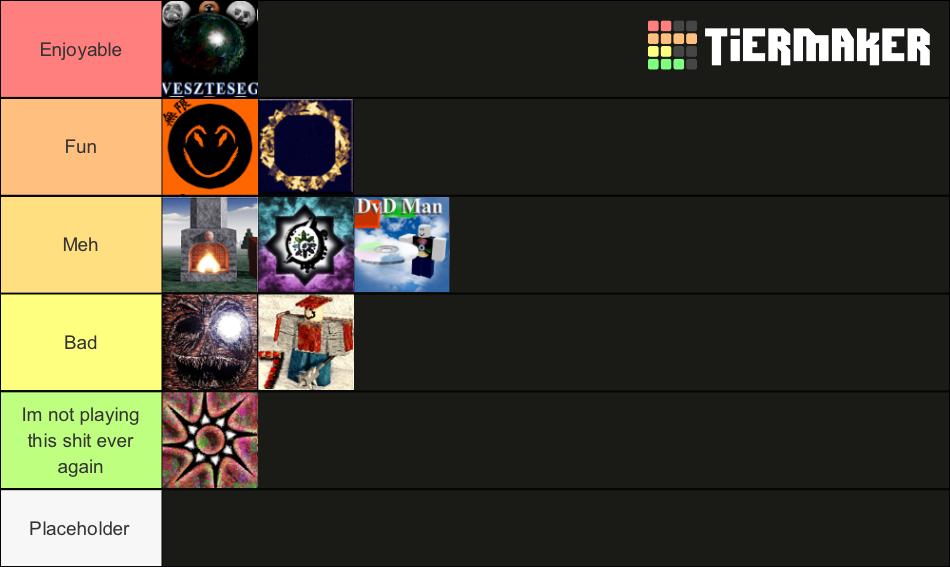 MUGEN games Tier List (Community Rankings) - TierMaker