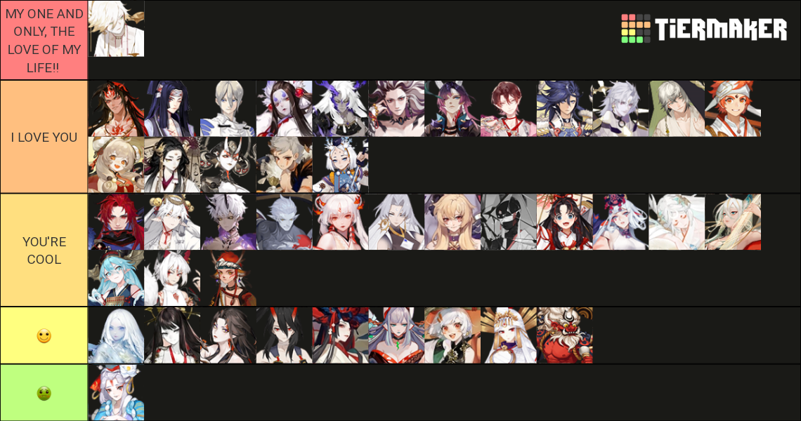 Onmyoji SSR/SP (September Update) Tier List (Community Rankings ...