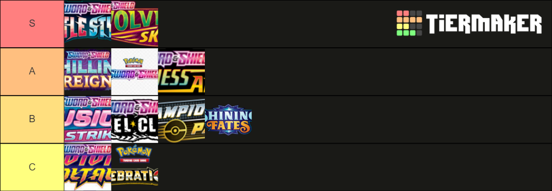 Pokemon TCG SWSH-Era Tier List (Community Rankings) - TierMaker