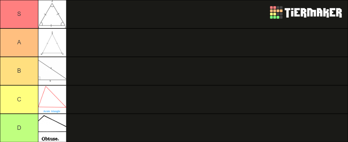 Triangle Tier List (Community Rankings) - TierMaker