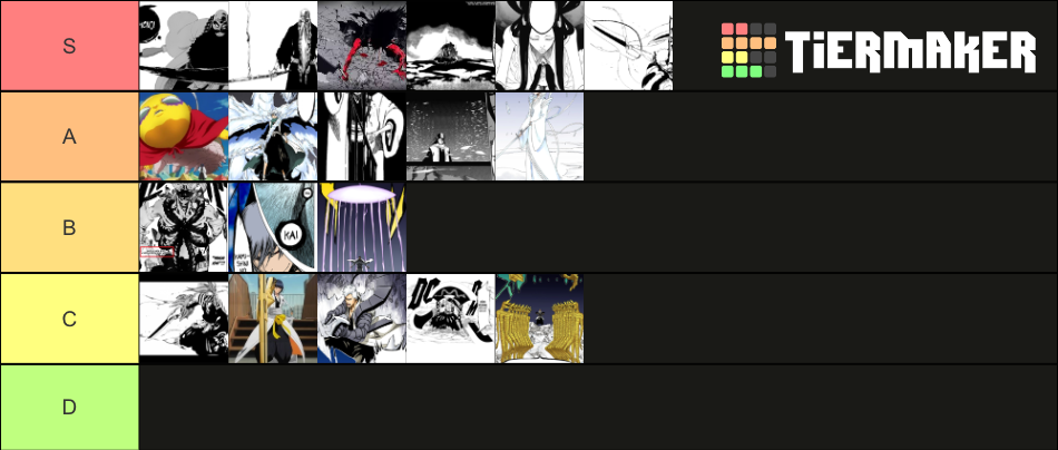 All bankai in bleach Tier List (Community Rankings) - TierMaker