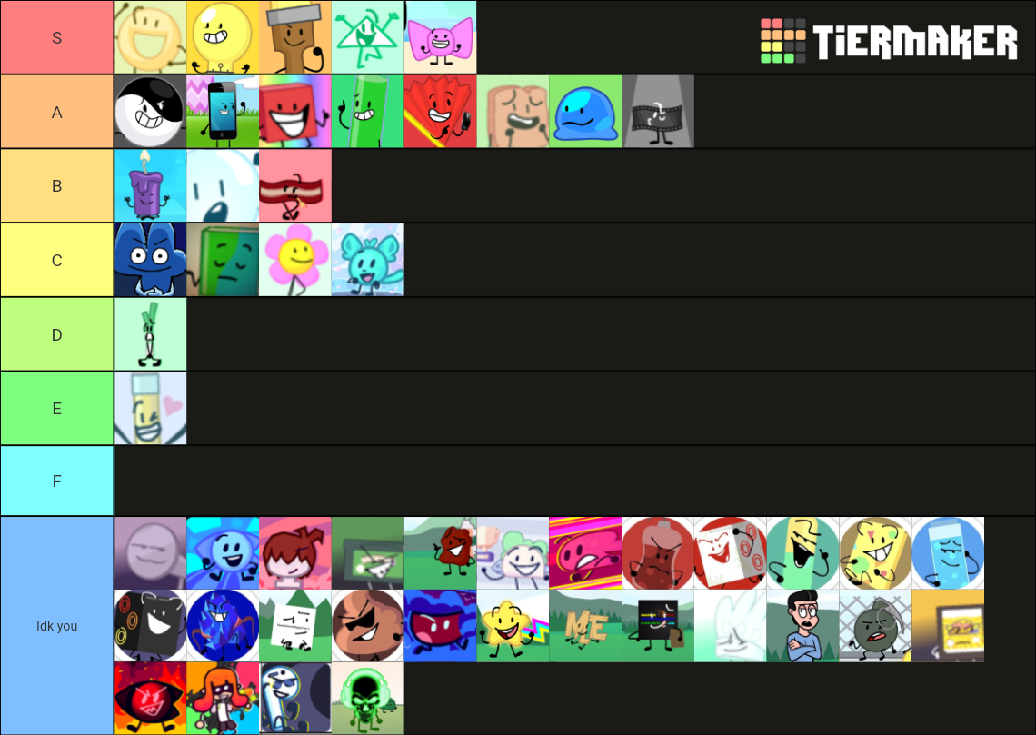 50 Random Object Show Characters Tier List (Community Rankings) - TierMaker