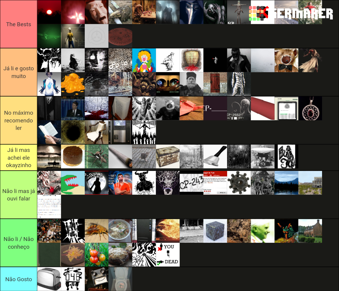 Top 100 SCP's Tier List (Community Rankings) - TierMaker
