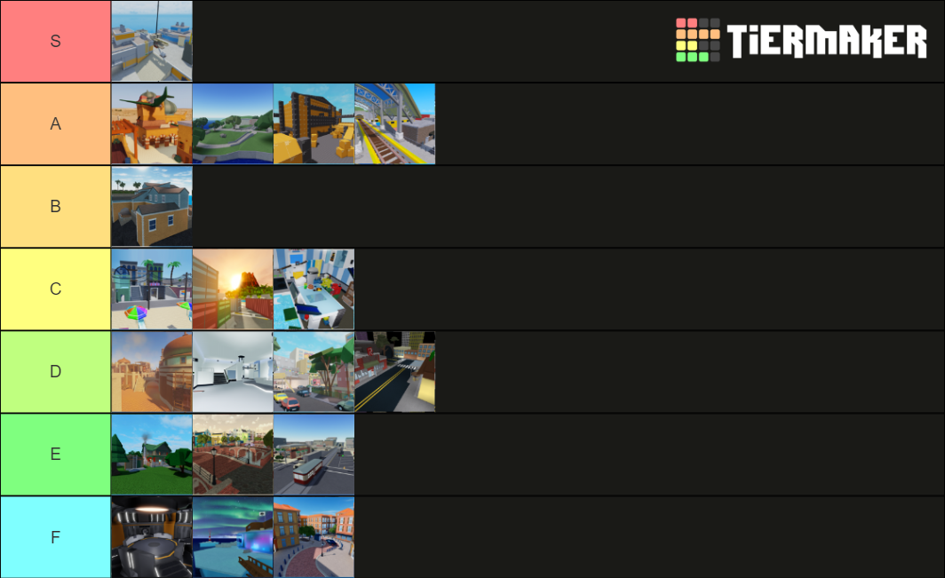 Arsenal Maps (Slaughter UPDATE) Tier List (Community Rankings) - TierMaker