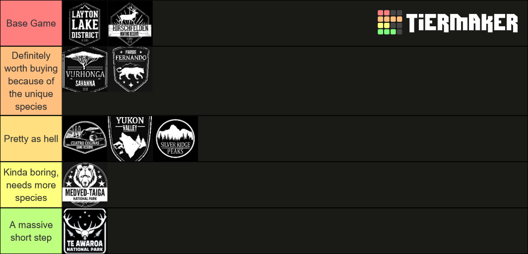 theHunter: Call of the Wild Reserve Tier List (Community Rankings ...