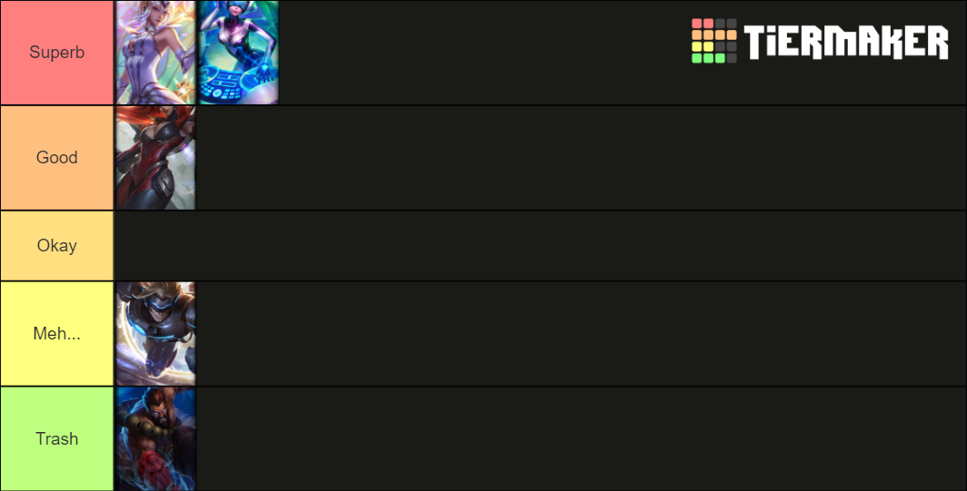 League of Legends Ultimate Skins Tier List (Community Rankings) - TierMaker