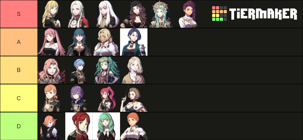 Best Girl from Fire Emblem: Three Houses Tier List (Community Rankings ...